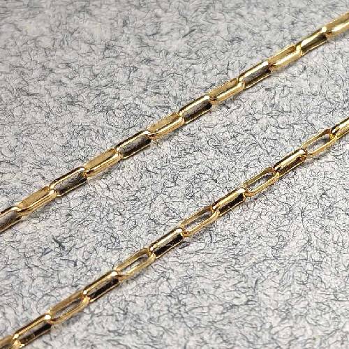 Gold Filled Flat Oval Rolo Chain 1.4mm x 3.5mm.: Timewell